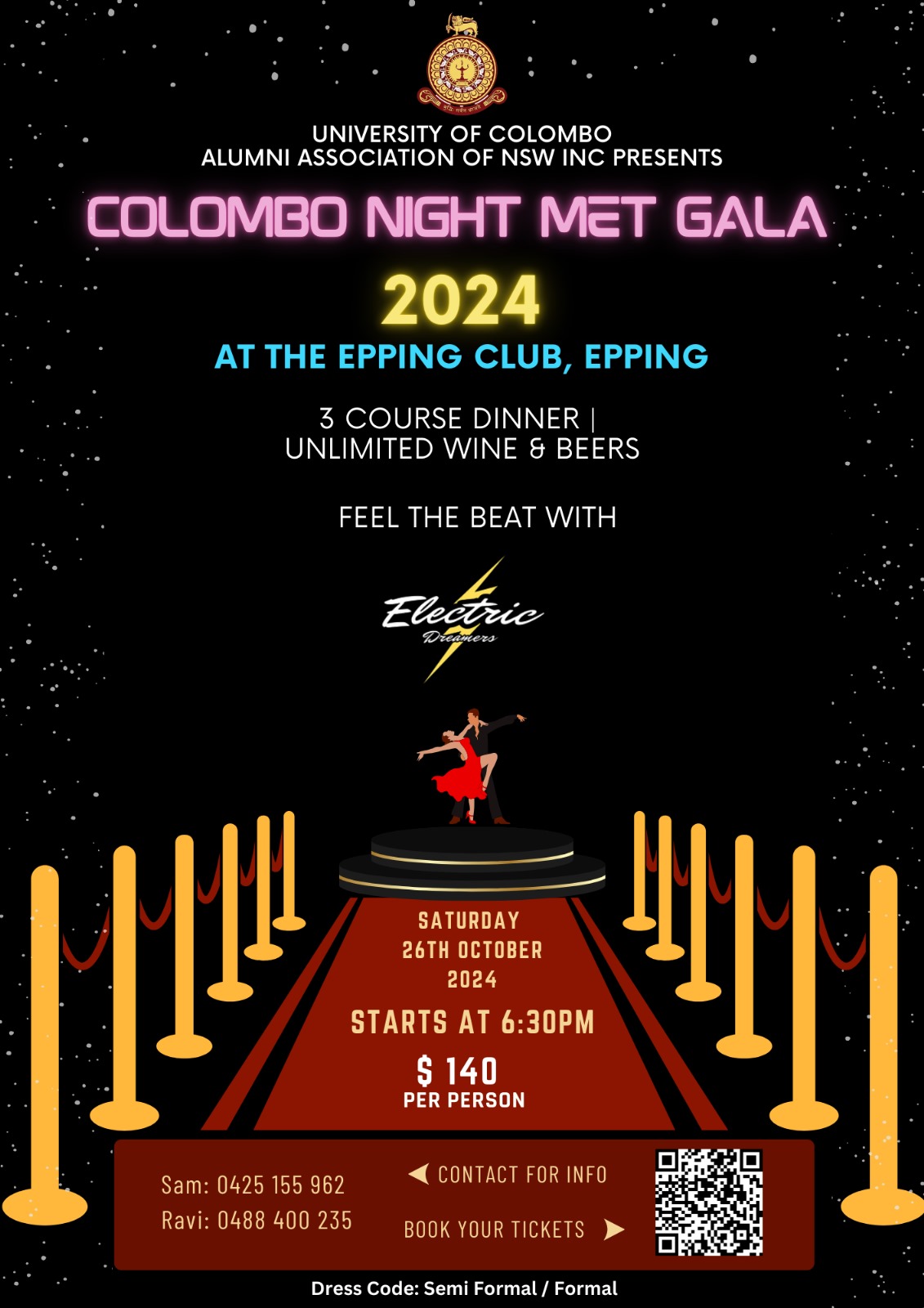 COLOMBO NIGHT MET GALA 2024 | University of Colombo Alumni Association ...